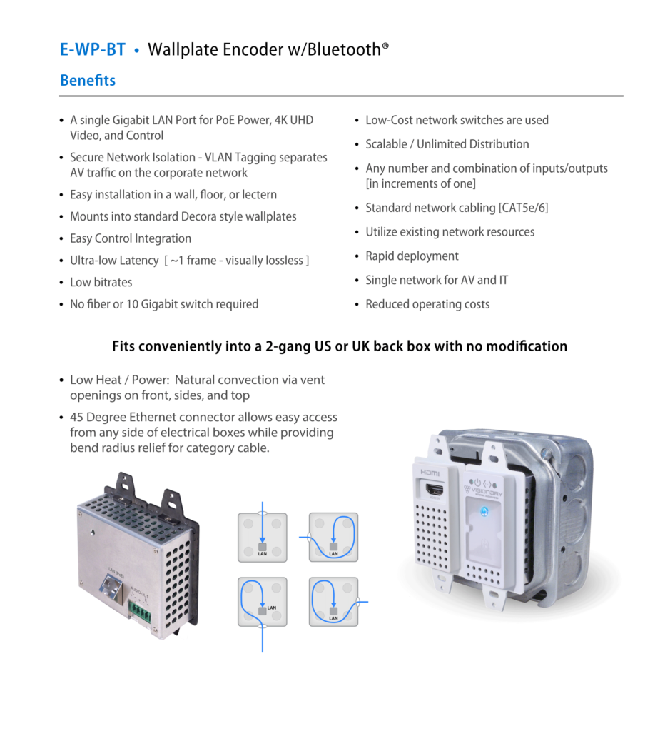 E-WP-BT Encoder – Visionary Solutions