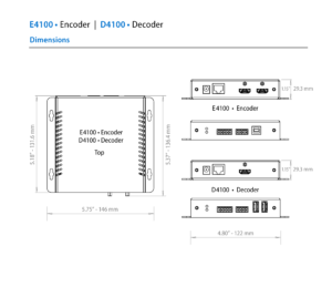 E4100 Encoder & Decoder – Visionary Solutions
